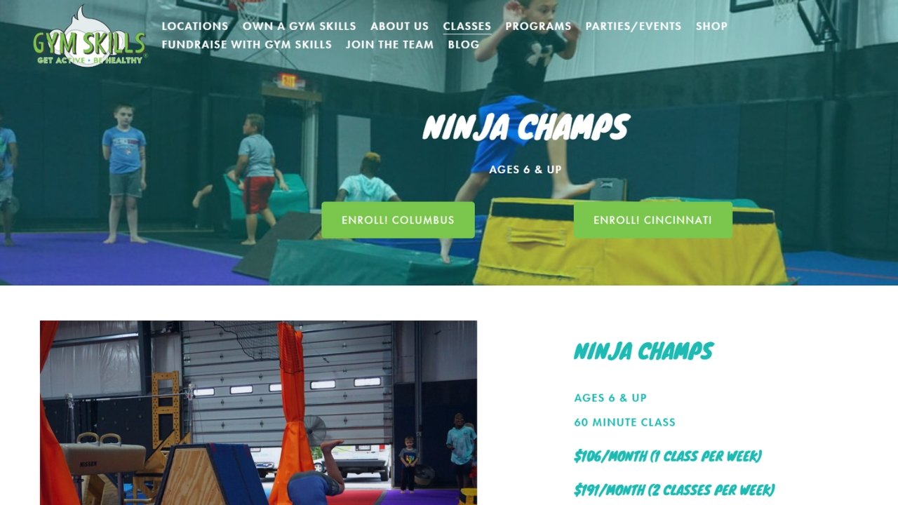 Columbus, USA adult Ninja Course - Topkidplay